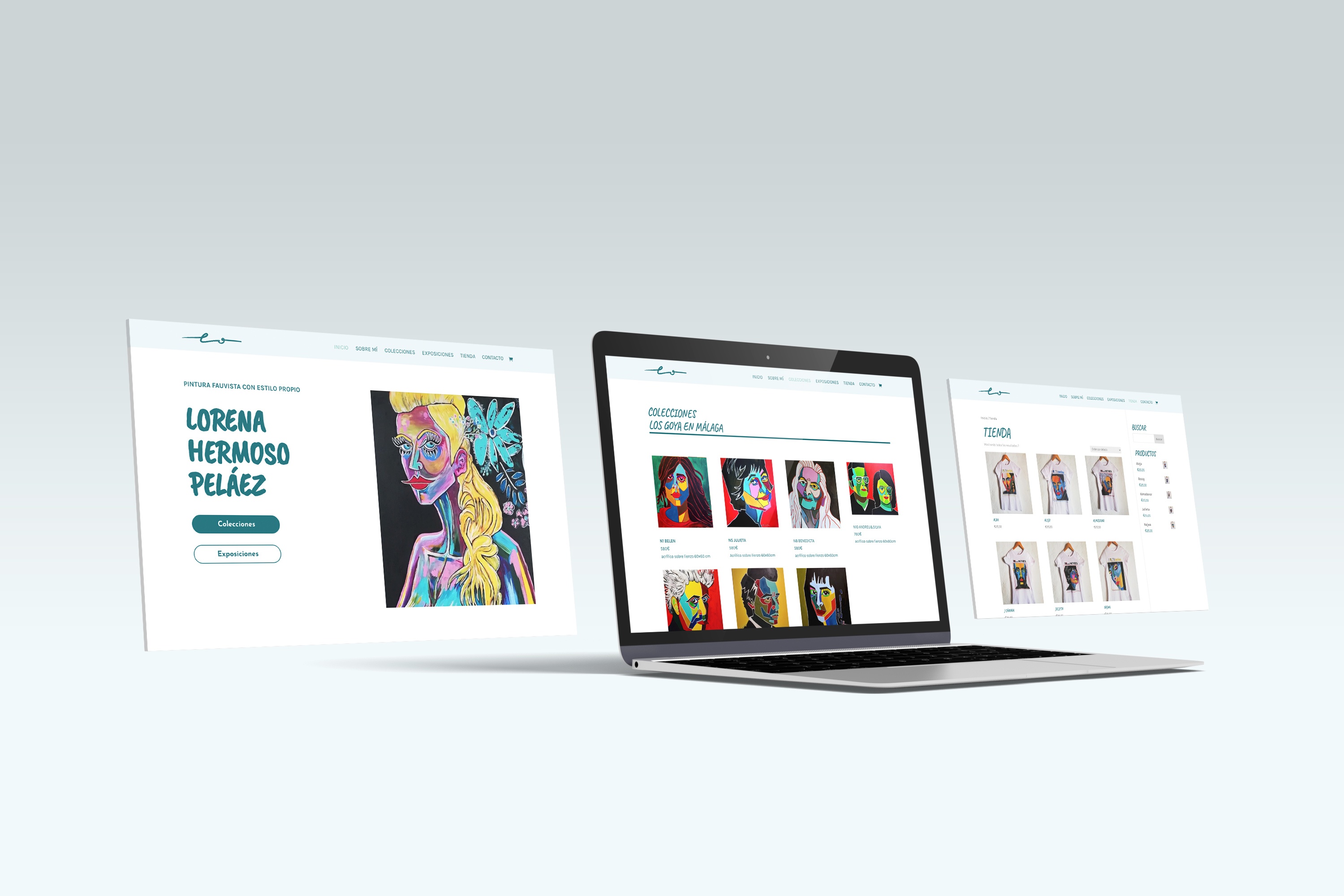 Lorena Hermoso Website - Mocca Creative Studio